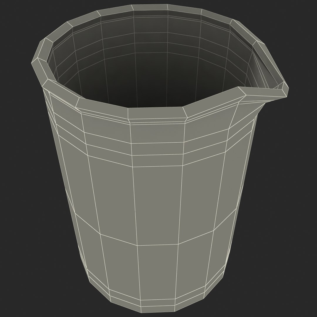 Beaker 50 Ml 3d Model