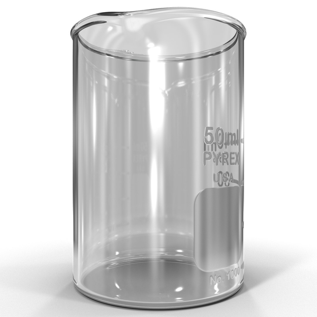 Beaker 50 Ml 3d Model