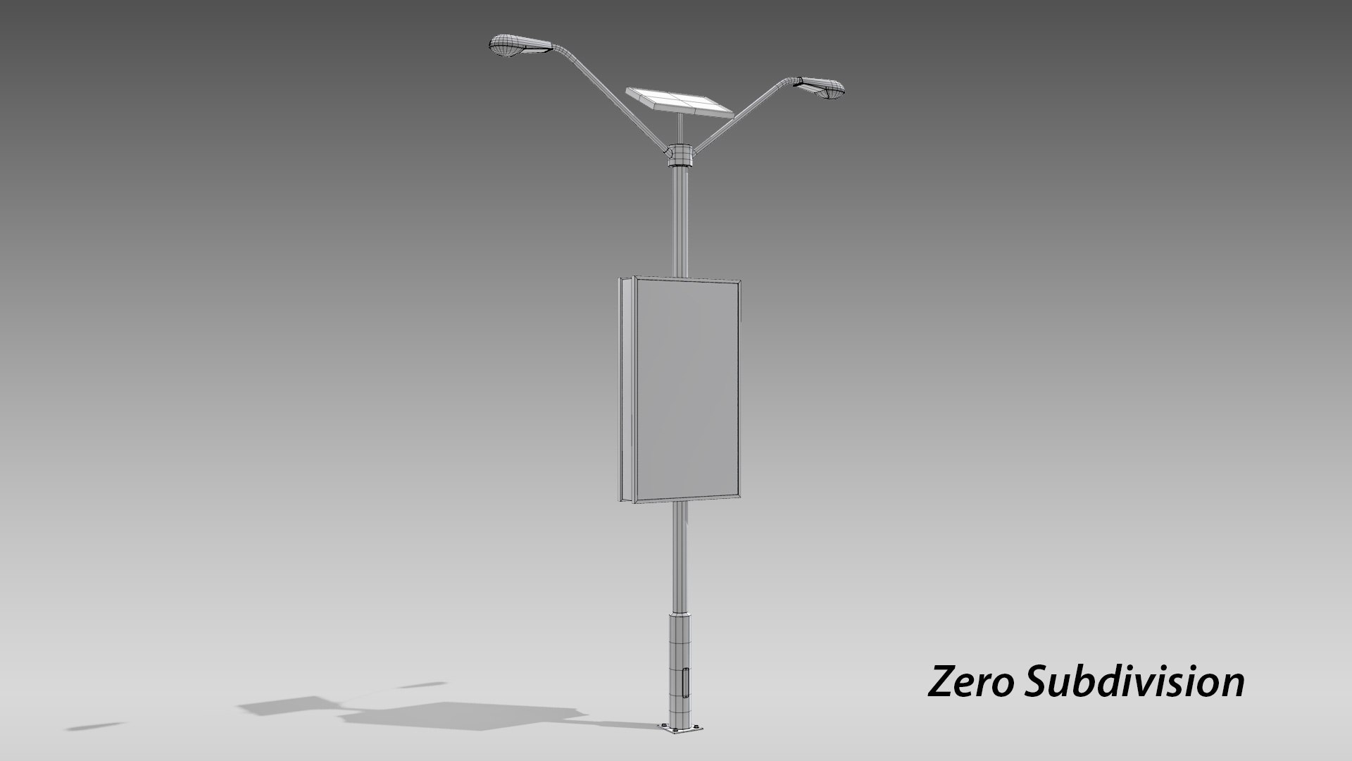 Dual Level Street Lighting 3D Model - TurboSquid 1707852