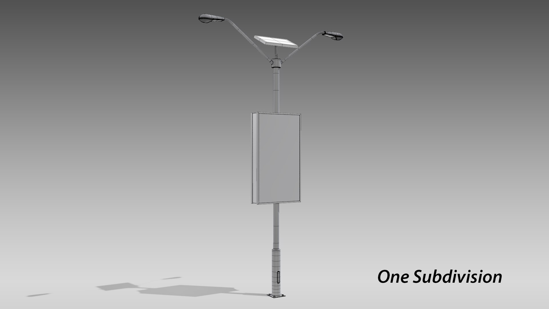 Dual Level Street Lighting 3D Model - TurboSquid 1707852