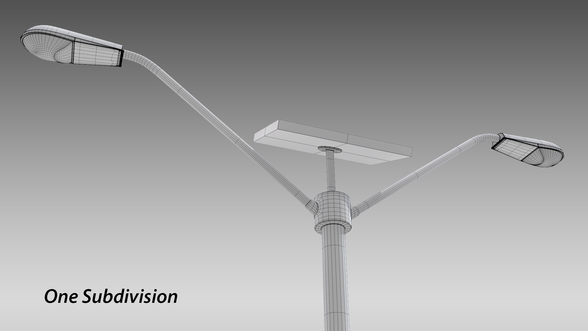 Dual Level Street Lighting 3D Model - TurboSquid 1707852