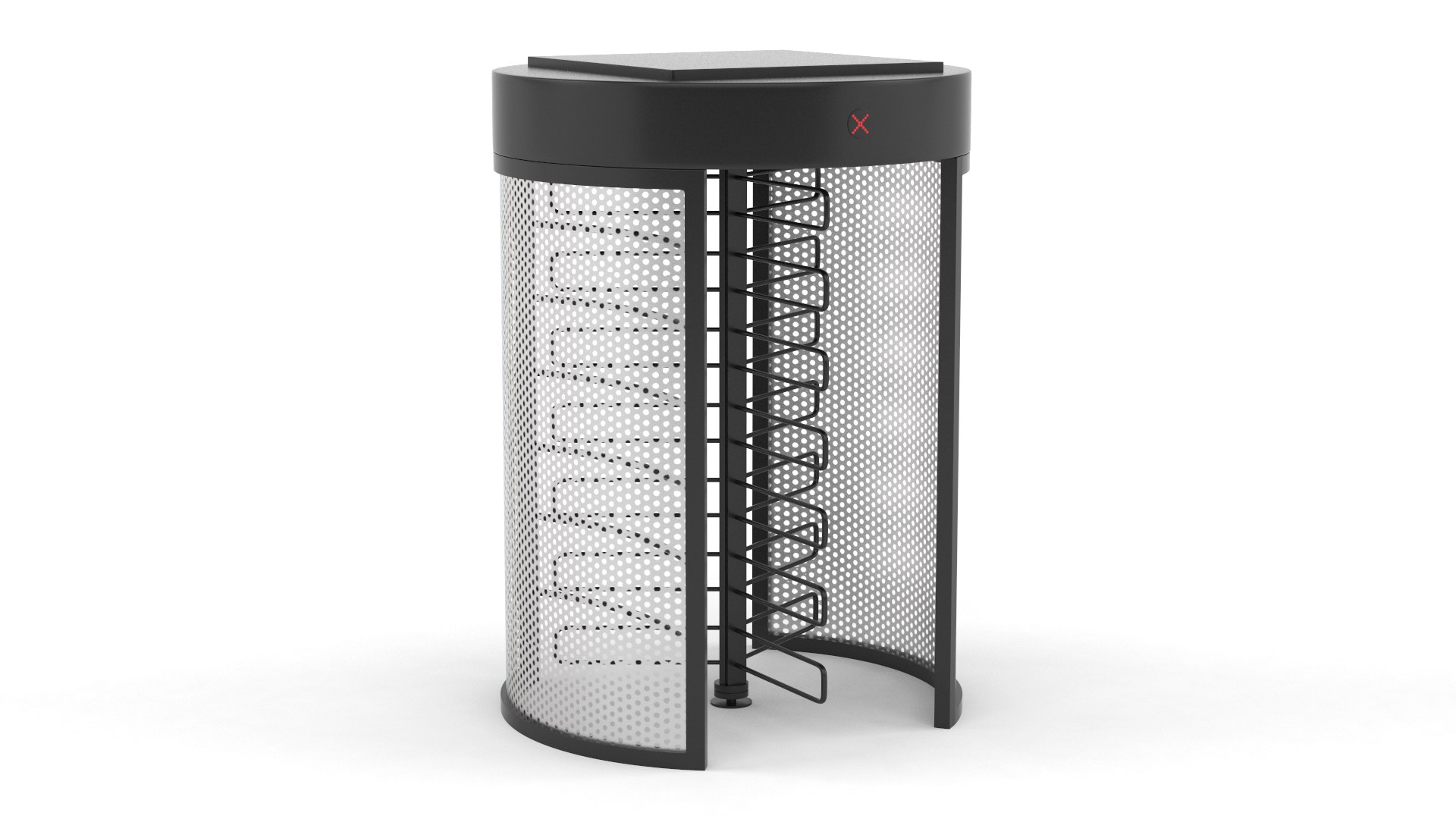 Turnstile Gate 3D Model - TurboSquid 2256180