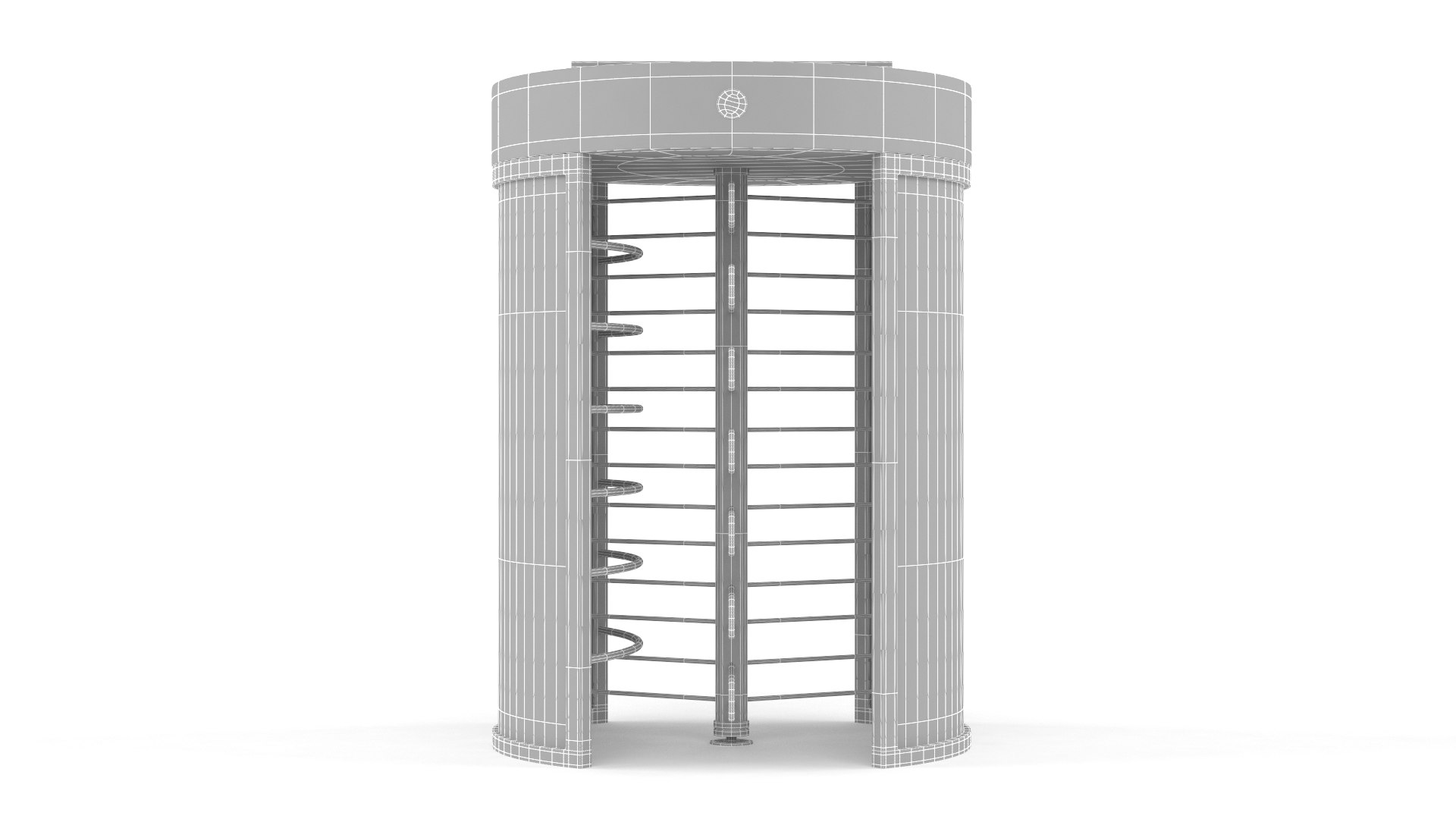 Turnstile Gate 3D Model - TurboSquid 2256180