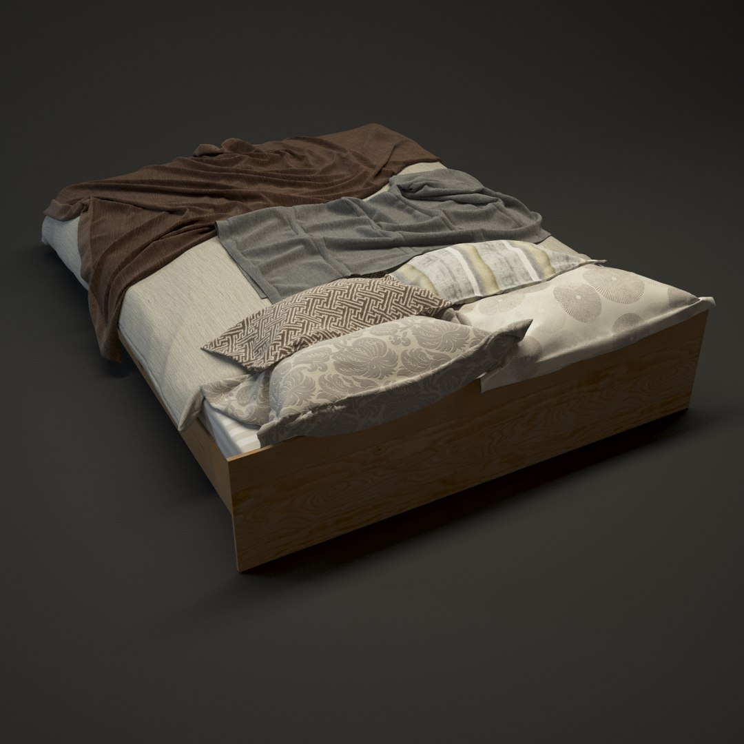 Bed 2 3d Model