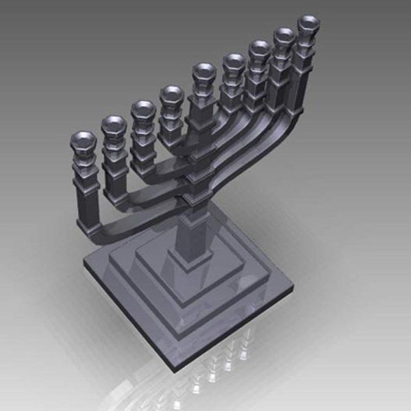 3d model hanukkah dreidel