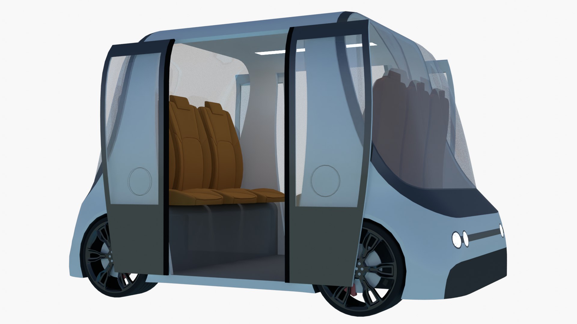 3D Autonomous Minibus Concept 2022 - TurboSquid 1982427