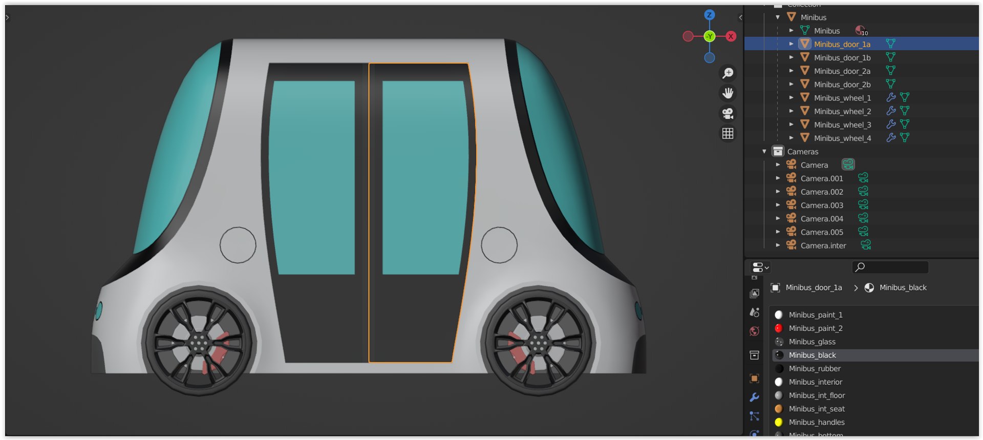 3D Autonomous Minibus Concept 2022 - TurboSquid 1982427