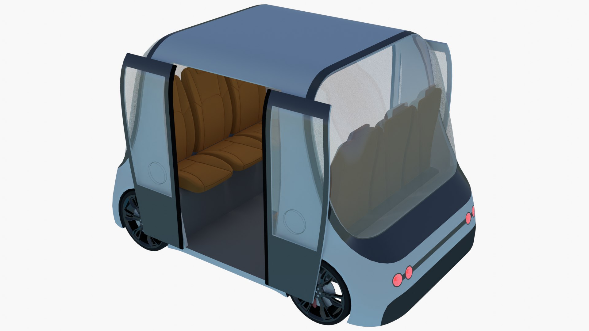 3D Autonomous Minibus Concept 2022 - TurboSquid 1982427