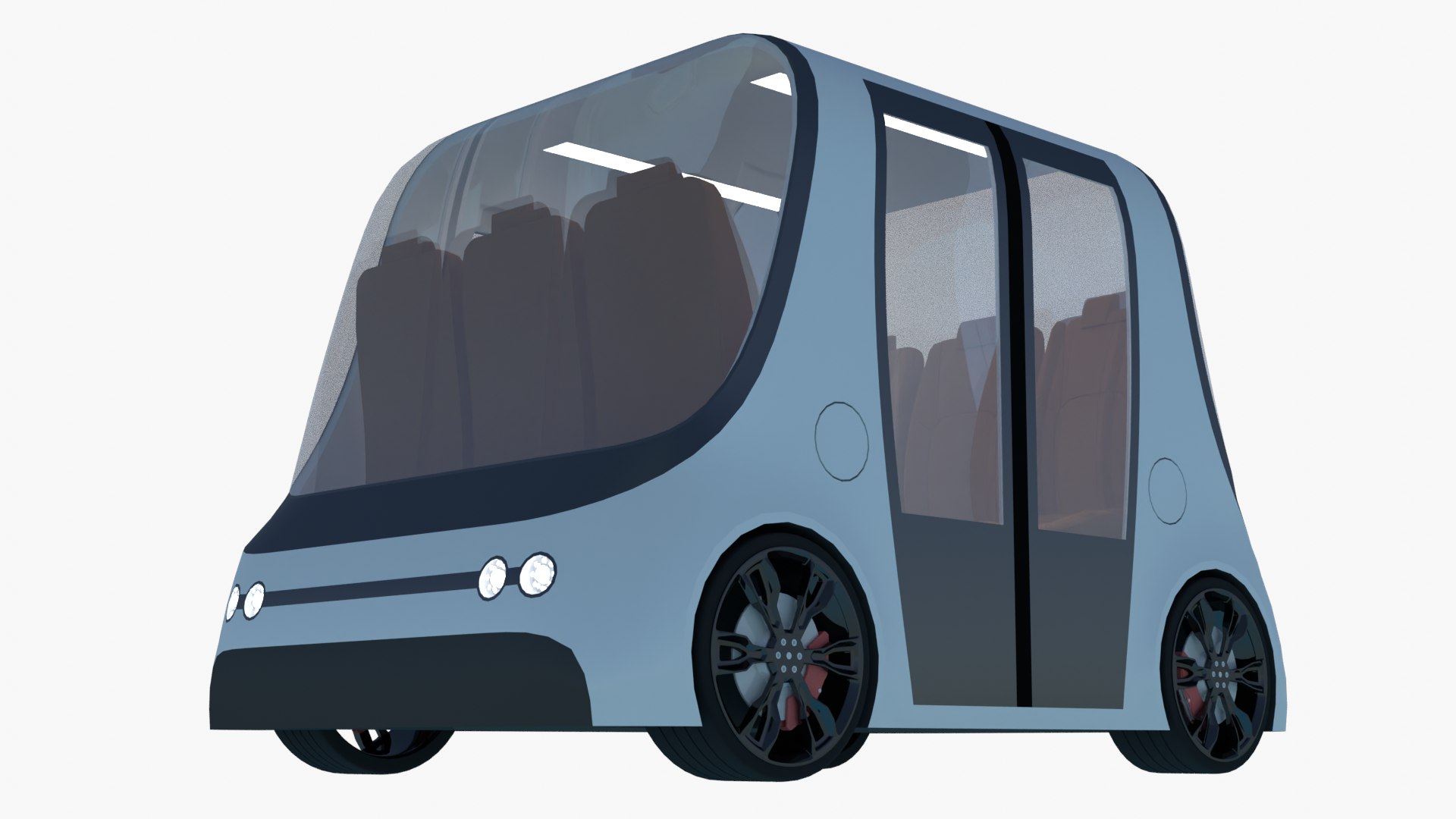 3D Autonomous Minibus Concept 2022 - TurboSquid 1982427