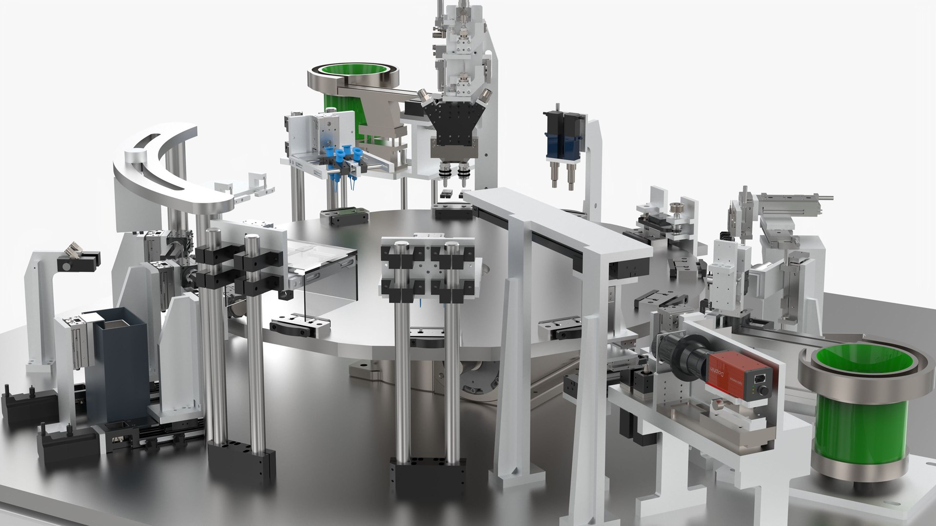 3D Automatic Injection Needle Assembly Dispensing Machine Model ...