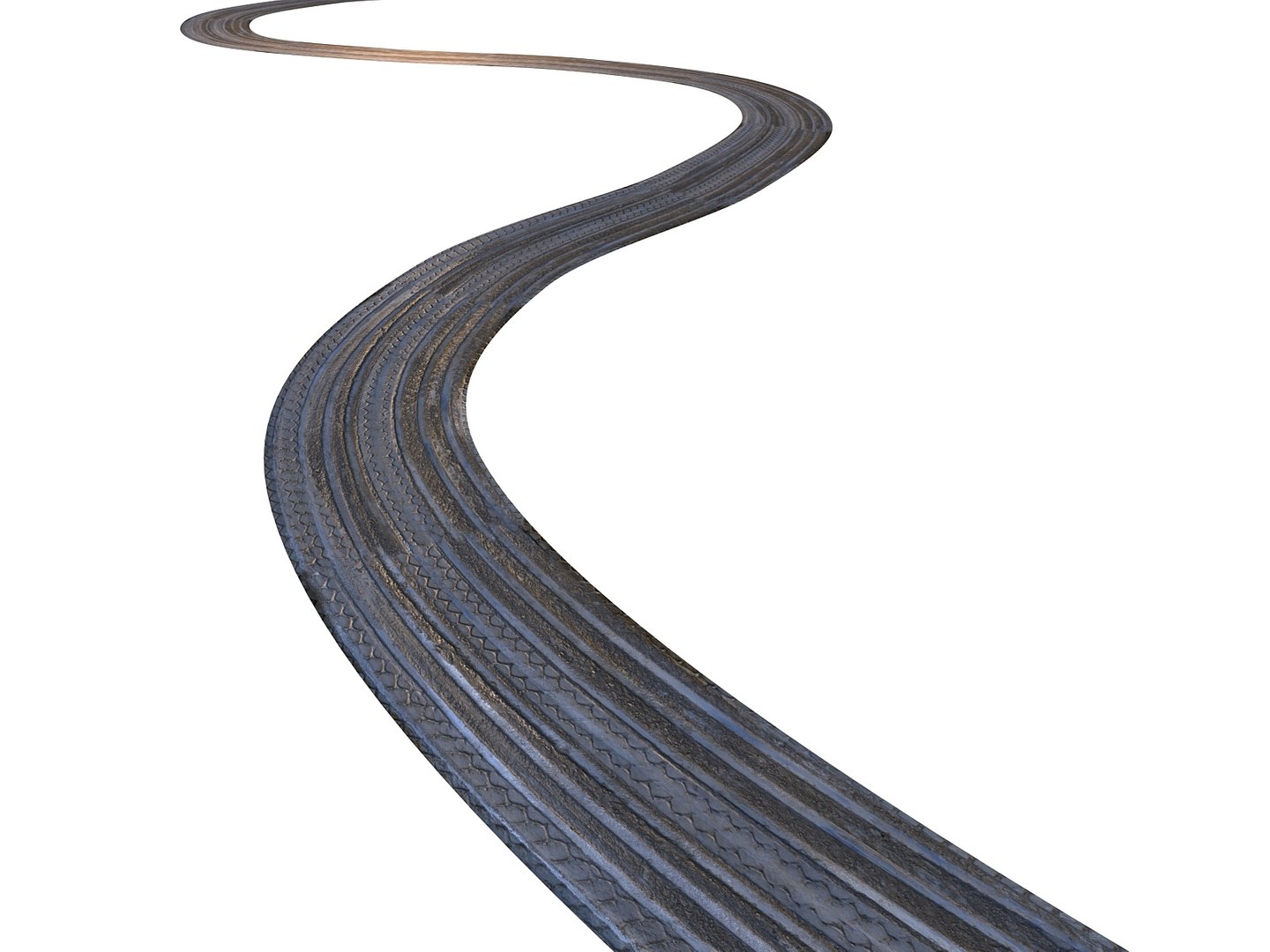 3d Big Track Scan 16k Model