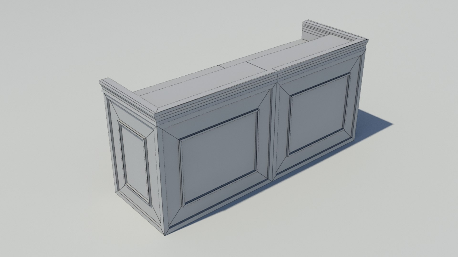 3D Bar Model - TurboSquid 1011633