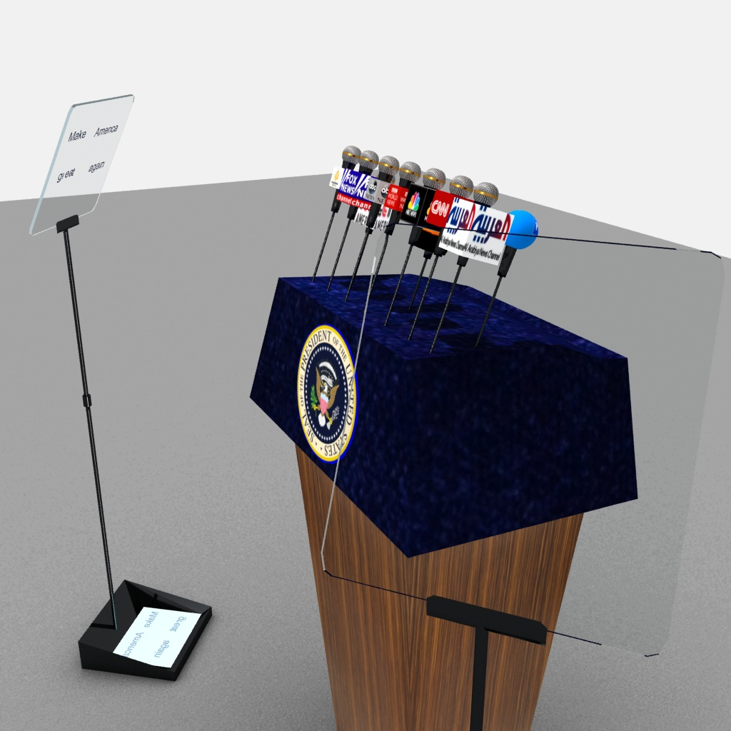 max presidential podium