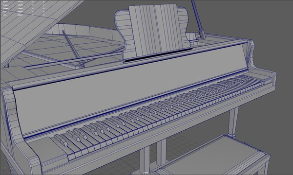 Grand Piano 3D model - TurboSquid 1785007