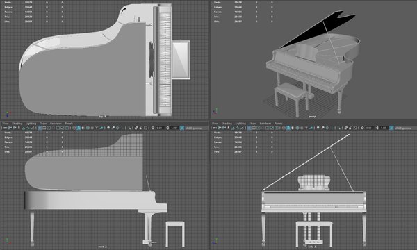 Grand Piano 3D model - TurboSquid 1785007