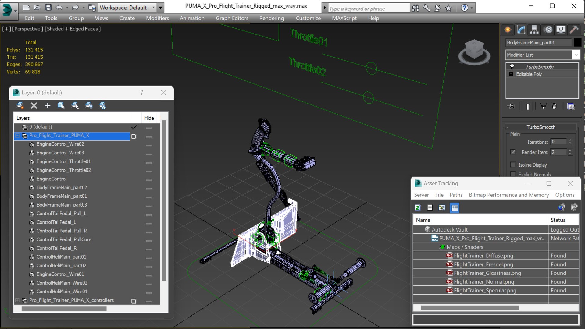 PUMA X Pro Flight Trainer Rigged 3D Model - TurboSquid 2061258