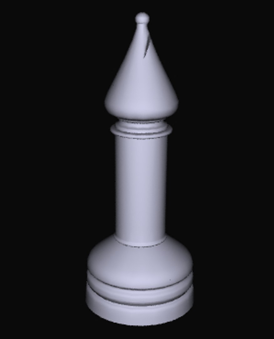 3d Chess Piece Bishop Model