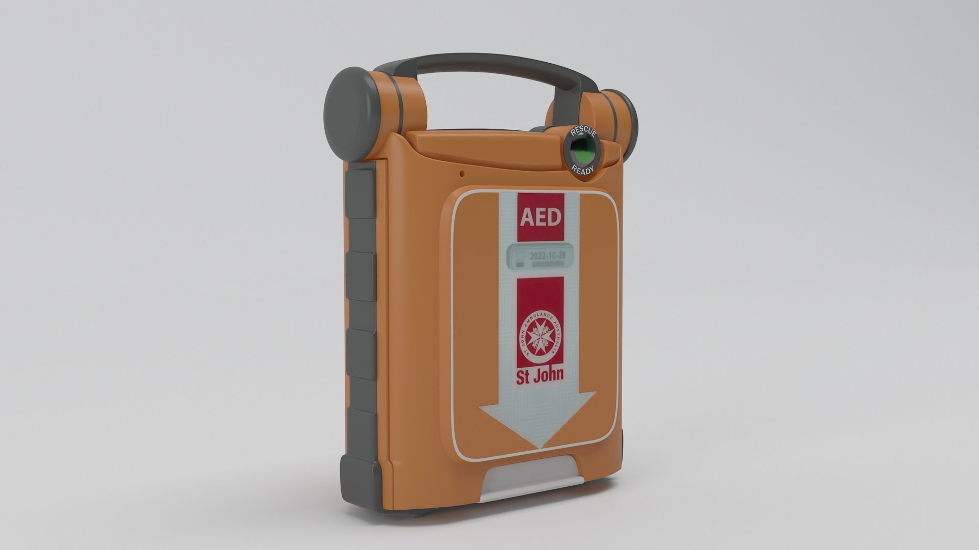 Powerheart G5 AED St John 3D - TurboSquid 2285766