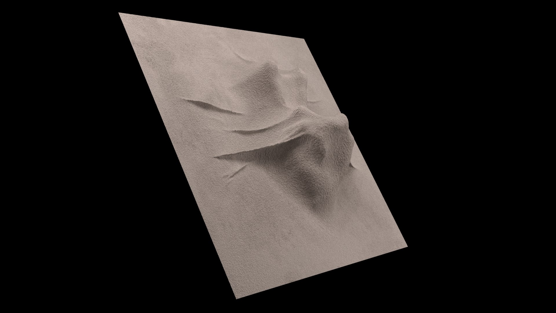 3D Hands pressing through fabric SET and Alpha displace textures ...