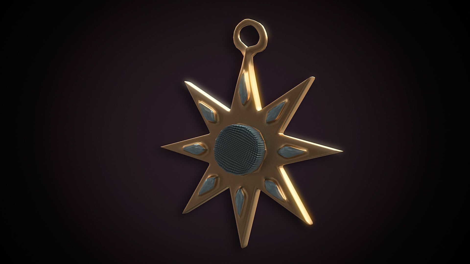 3D "Star" Pendant - coulomb -jewelry model - TurboSquid 1728751