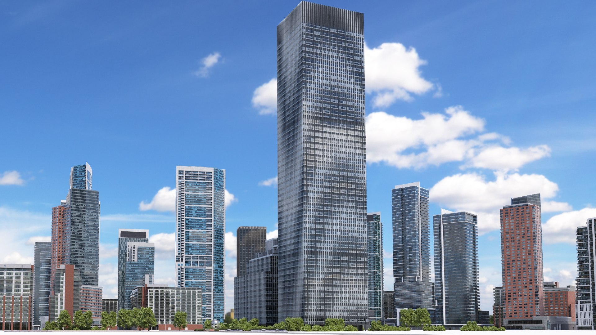 3D JPMorgan Chase V1 Original Lowpoly Model - TurboSquid 1768117