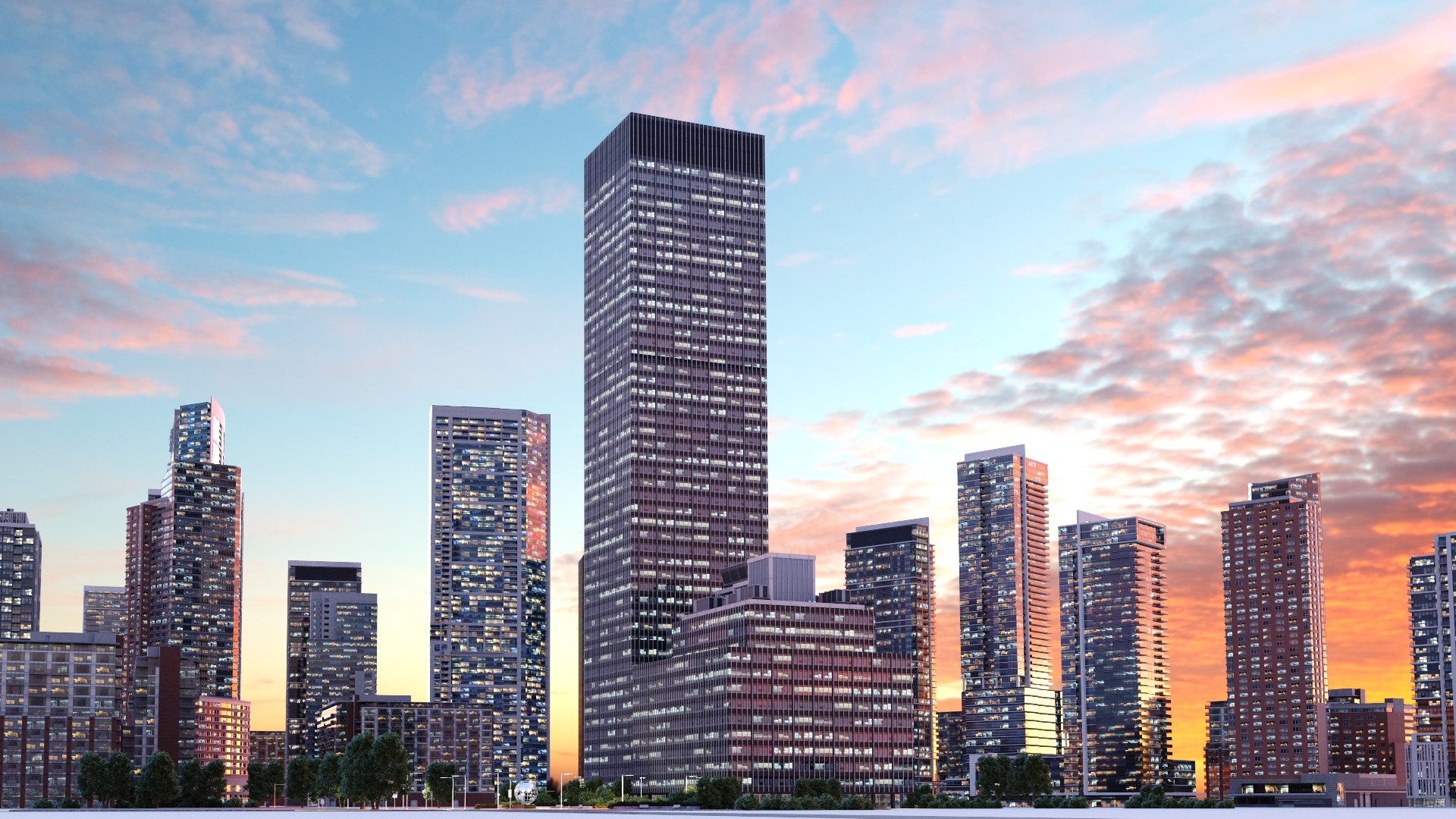 3D JPMorgan Chase V1 Original Lowpoly Model - TurboSquid 1768117