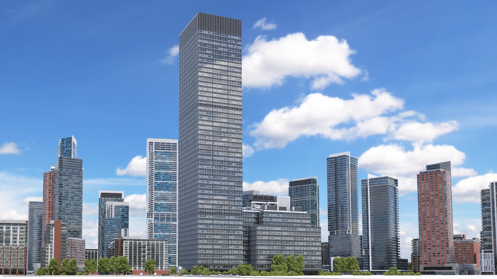 3D JPMorgan Chase V1 Original Lowpoly Model - TurboSquid 1768117