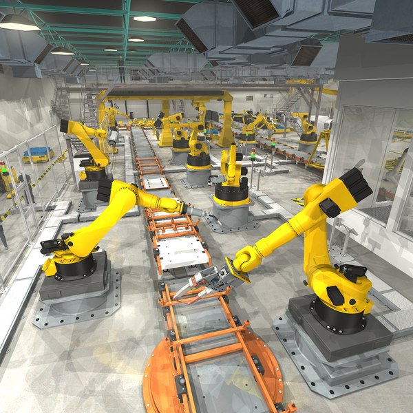 Massive modular robotic industrial 3D model - TurboSquid 1371793