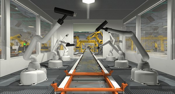 Massive modular robotic industrial 3D model - TurboSquid 1371793
