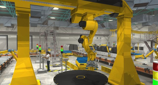 Massive modular robotic industrial 3D model - TurboSquid 1371793