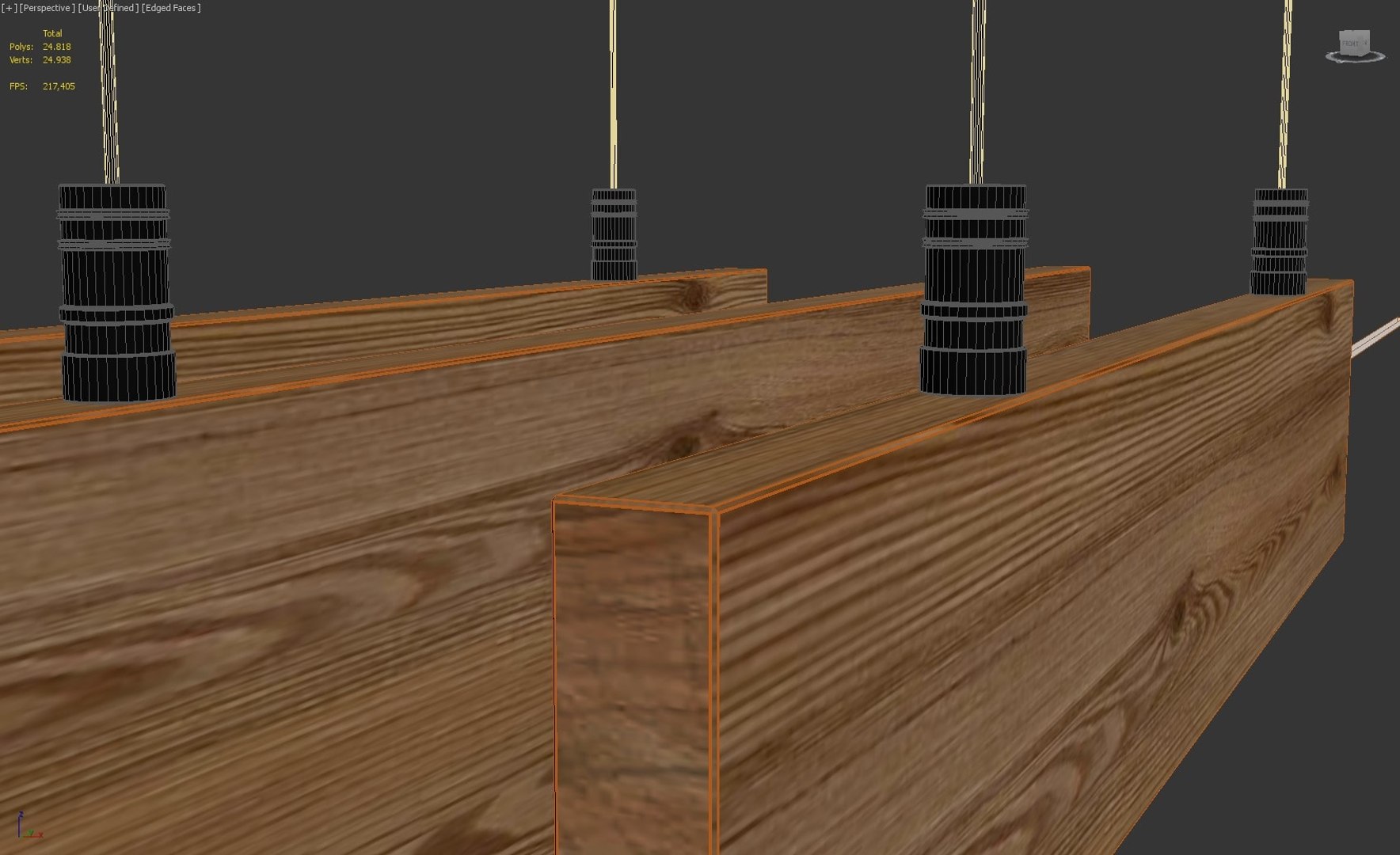 3D Model Led Wood Lamp - TurboSquid 1403022