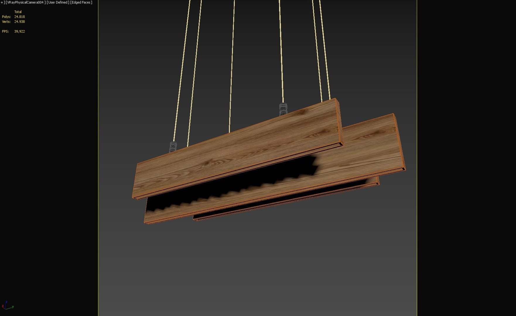 3D Model Led Wood Lamp - TurboSquid 1403022