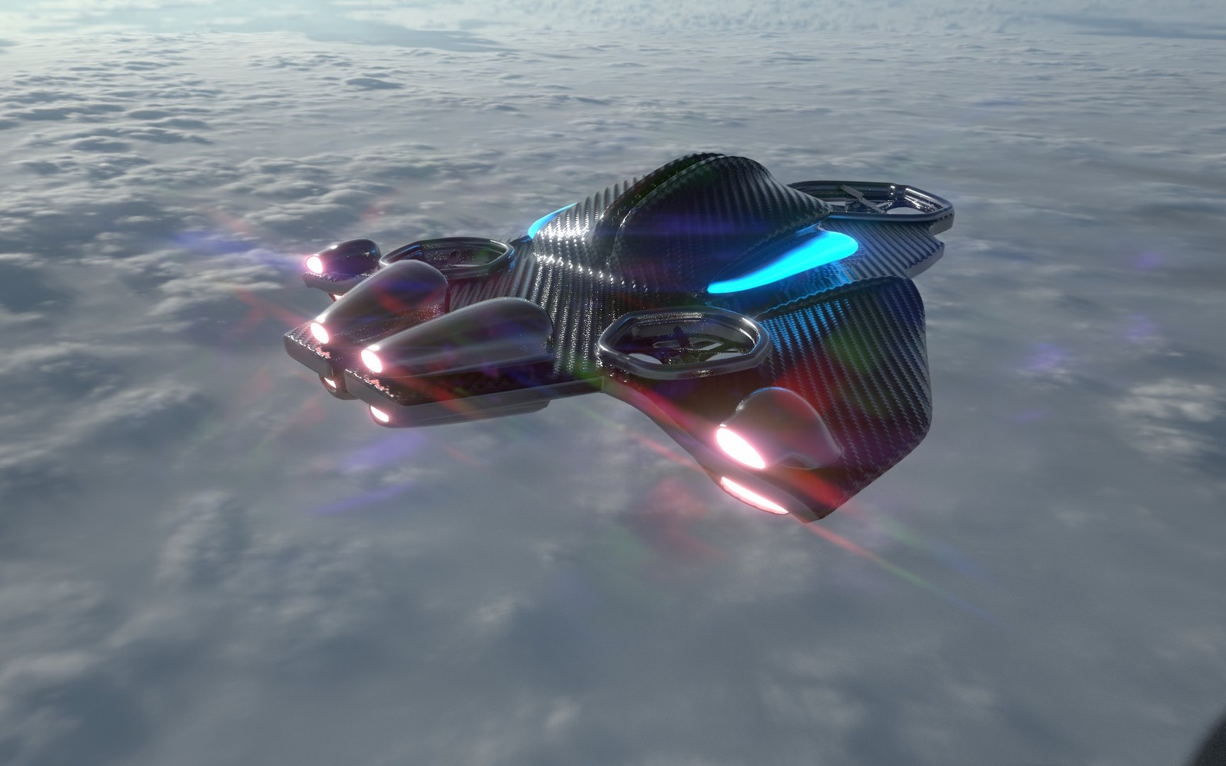 3D Concept Drone model - TurboSquid 2090899