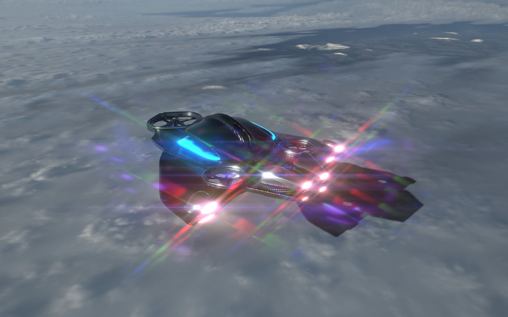 3D Concept Drone model - TurboSquid 2090899