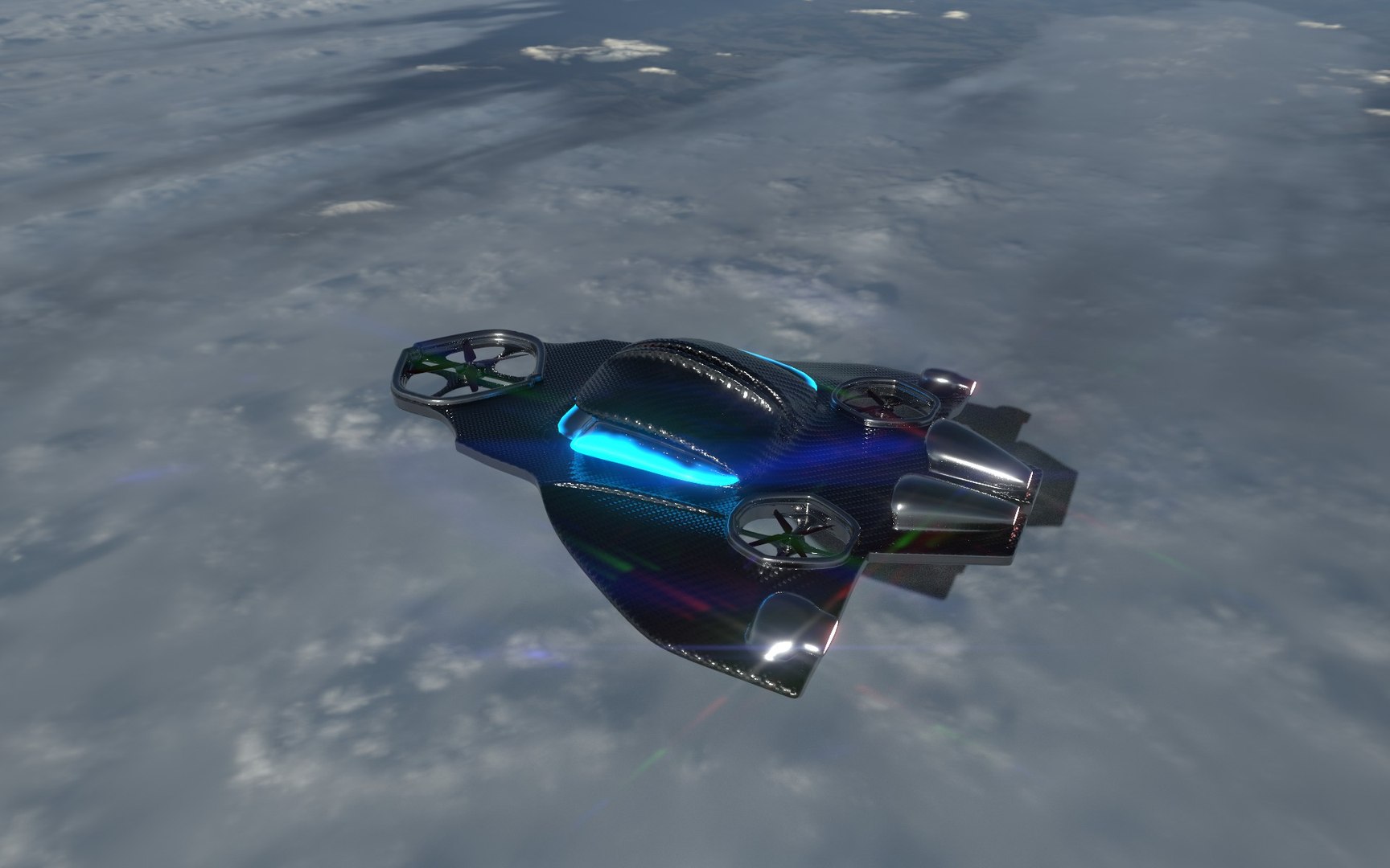 3D Concept Drone model - TurboSquid 2090899