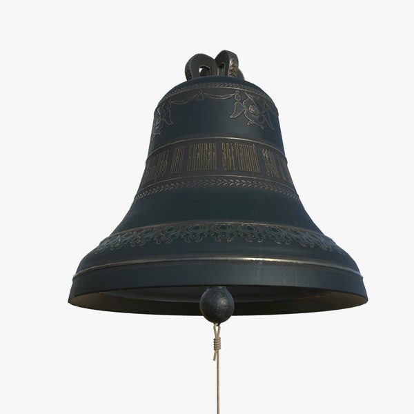 3D bell church metallic - TurboSquid 1459978