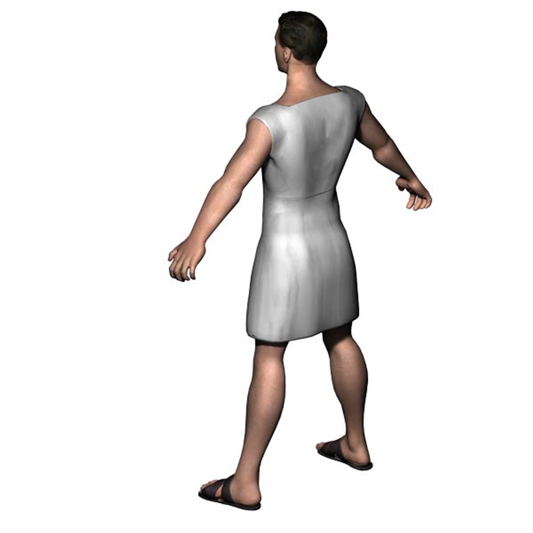 Young Roman Male Rigged 3d Model