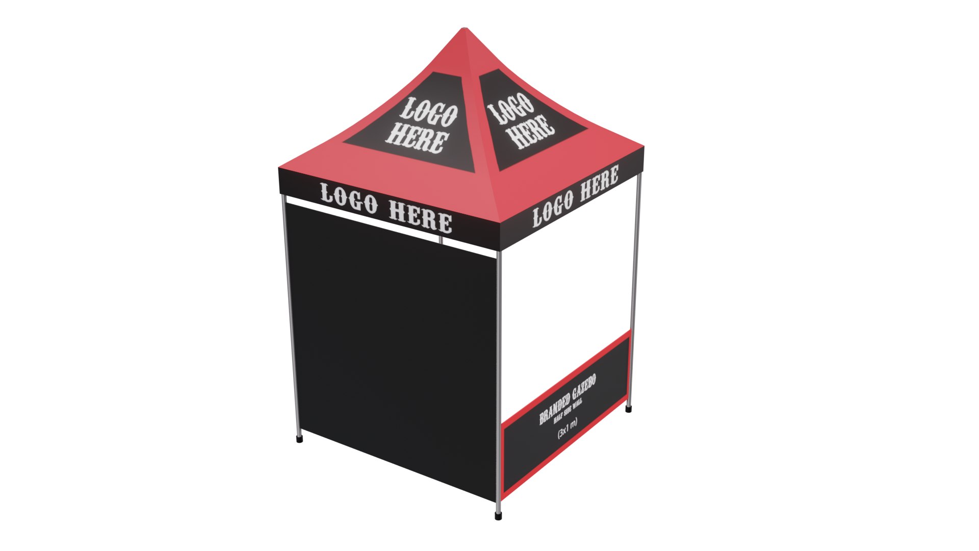 Canopy Tent With Walls Design 3d Model 3D - TurboSquid 2069735