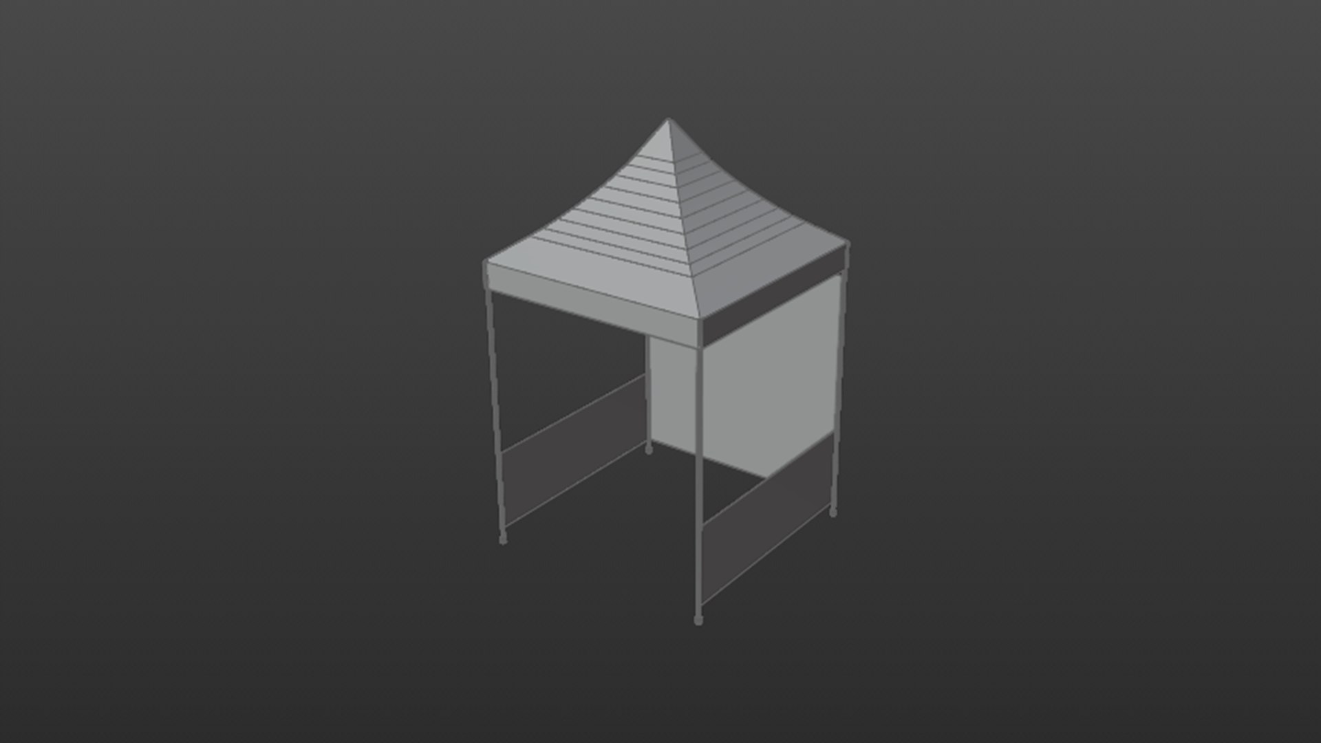 Canopy Tent With Walls Design 3d Model 3D - TurboSquid 2069735