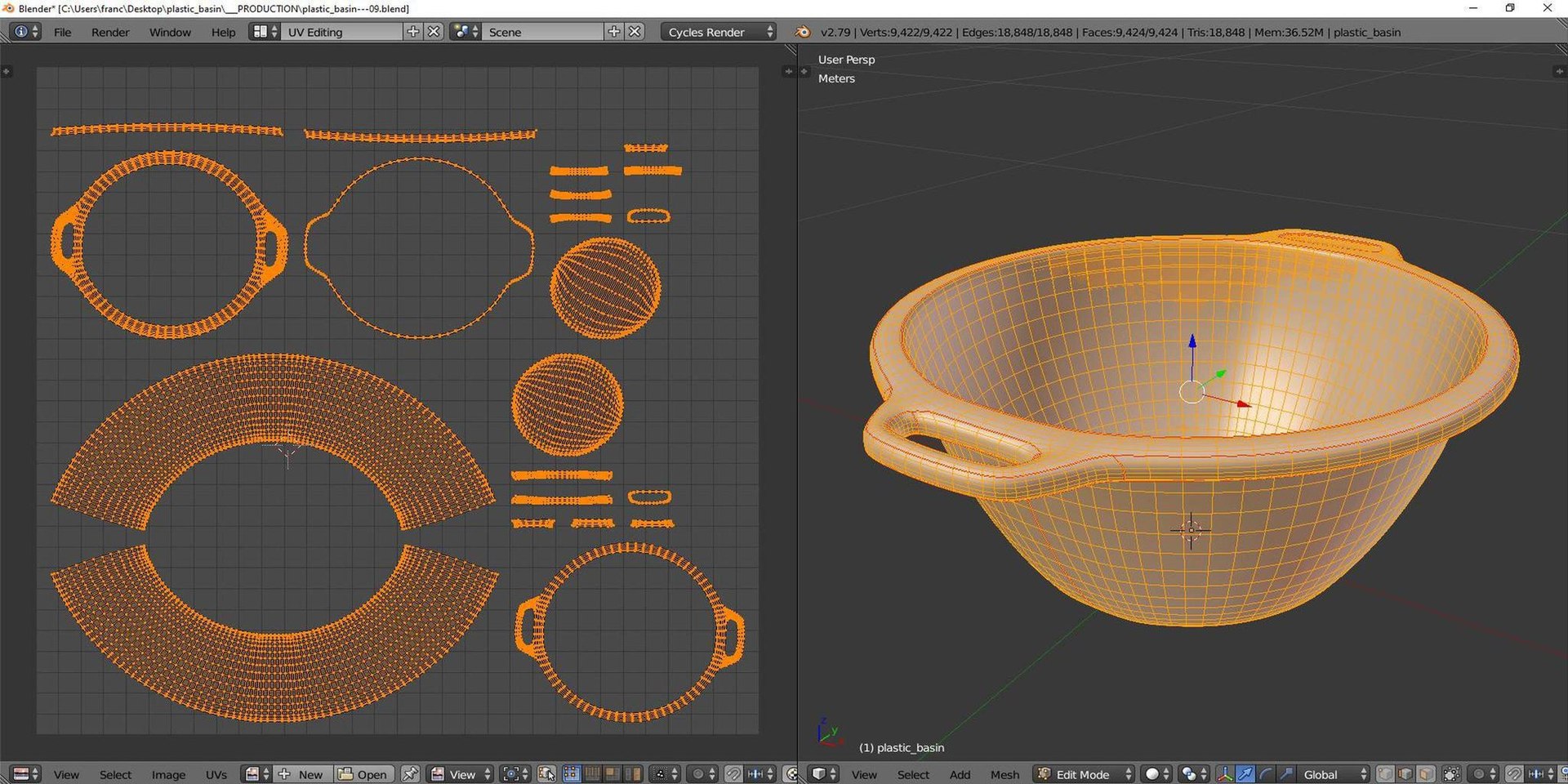 3D Plastic Basin Model - TurboSquid 1642497