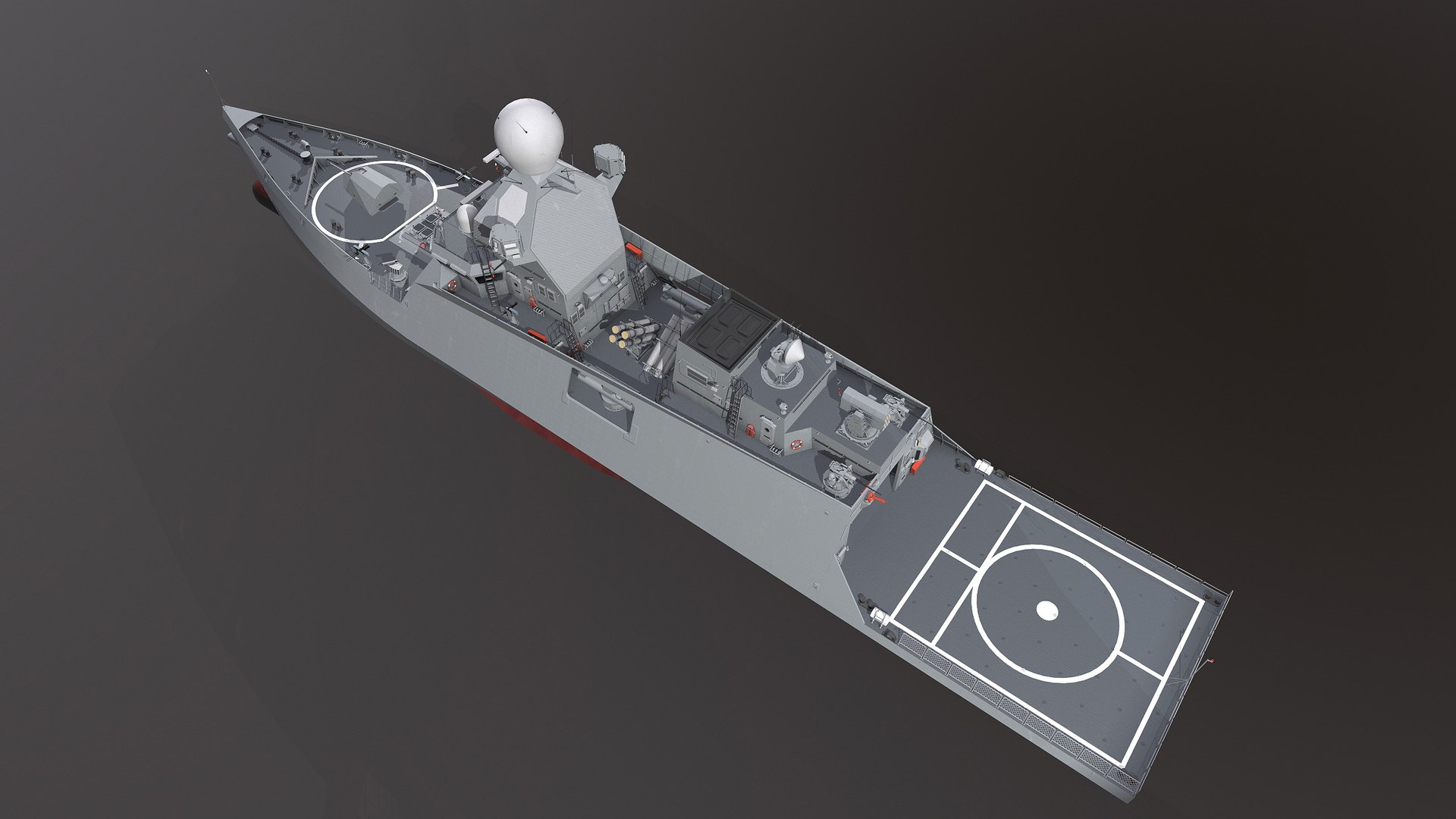 3D Corvette Class Ship - TurboSquid 2018670