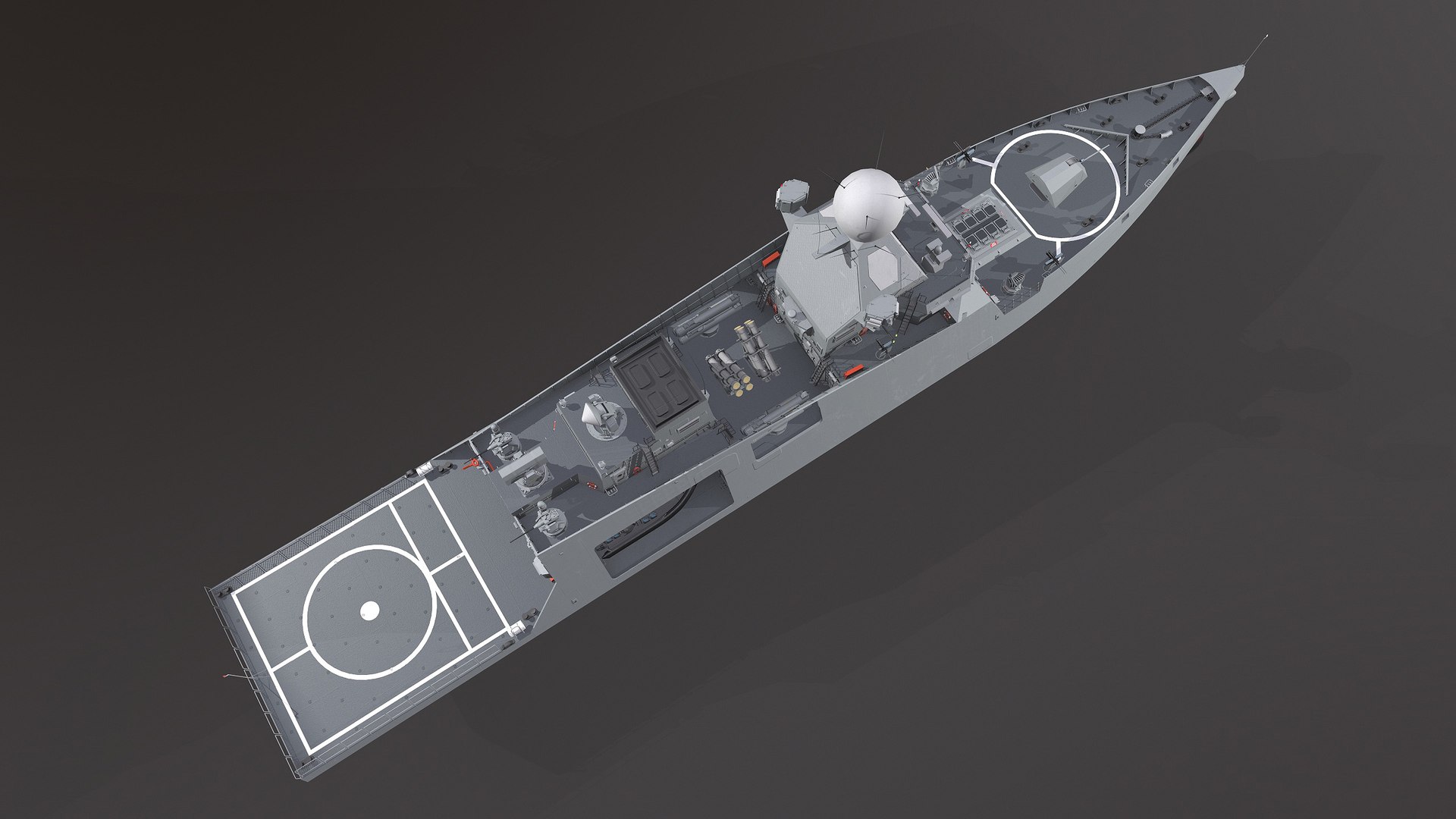 3D Corvette Class Ship - TurboSquid 2018670