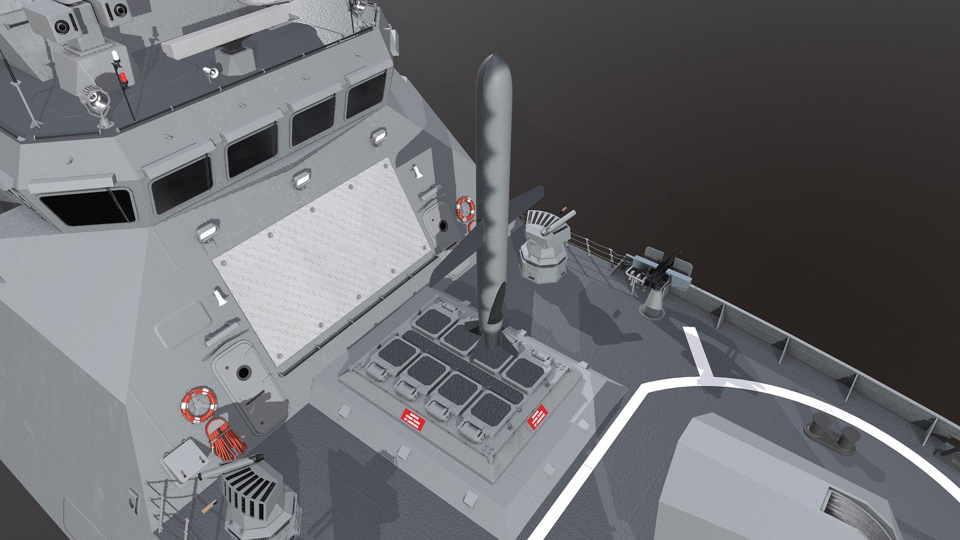 3D Corvette Class Ship - TurboSquid 2018670