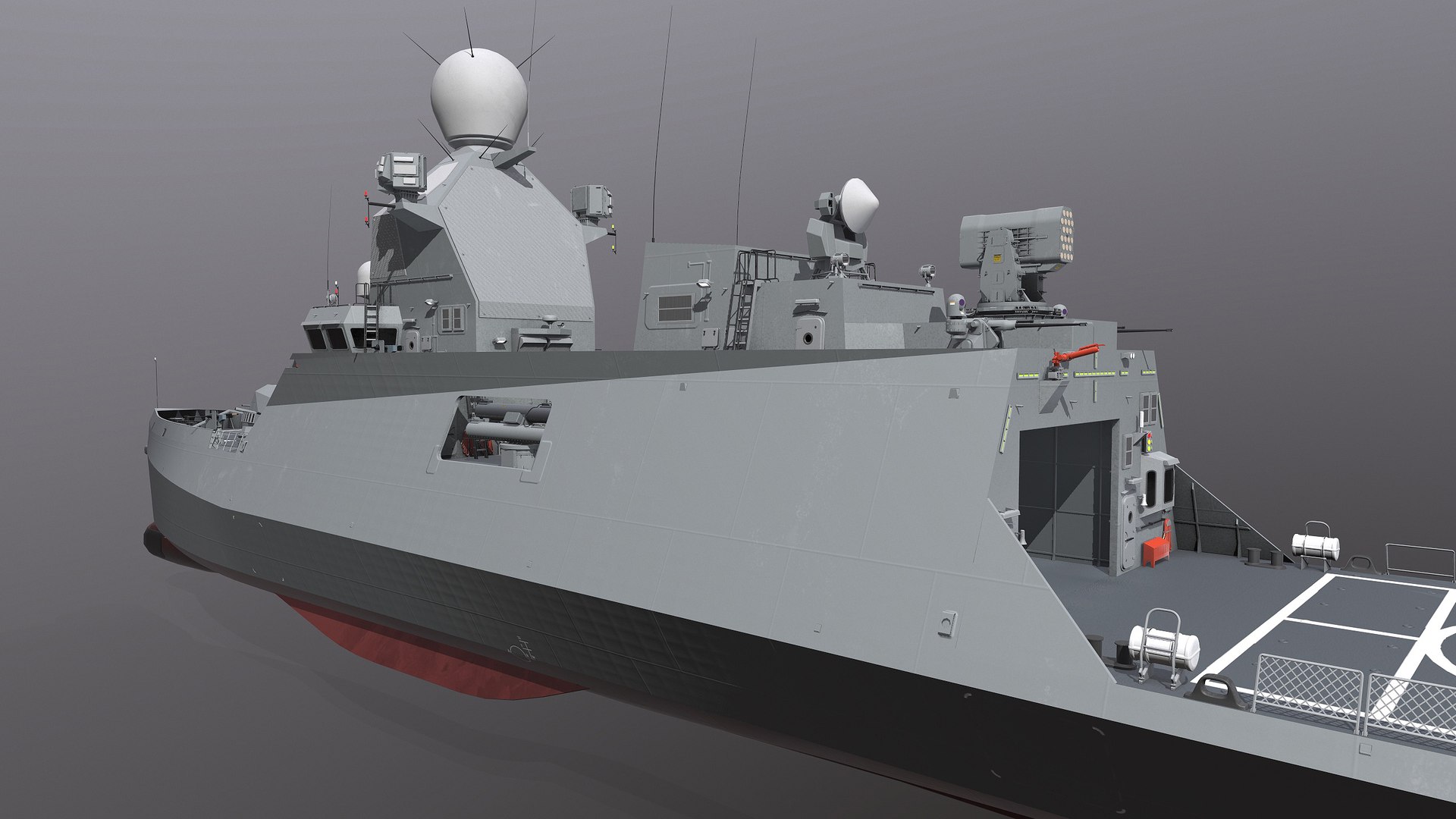 3D Corvette Class Ship - TurboSquid 2018670