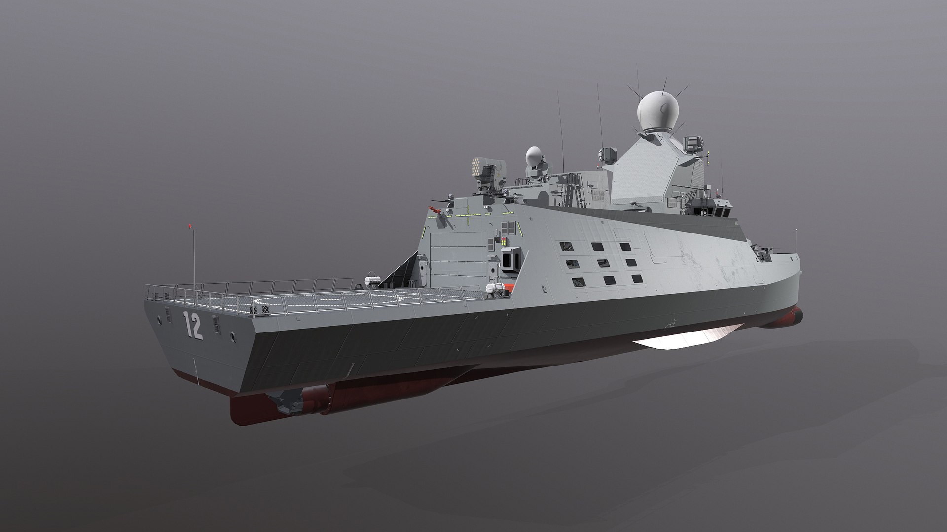 3D Corvette Class Ship - TurboSquid 2018670