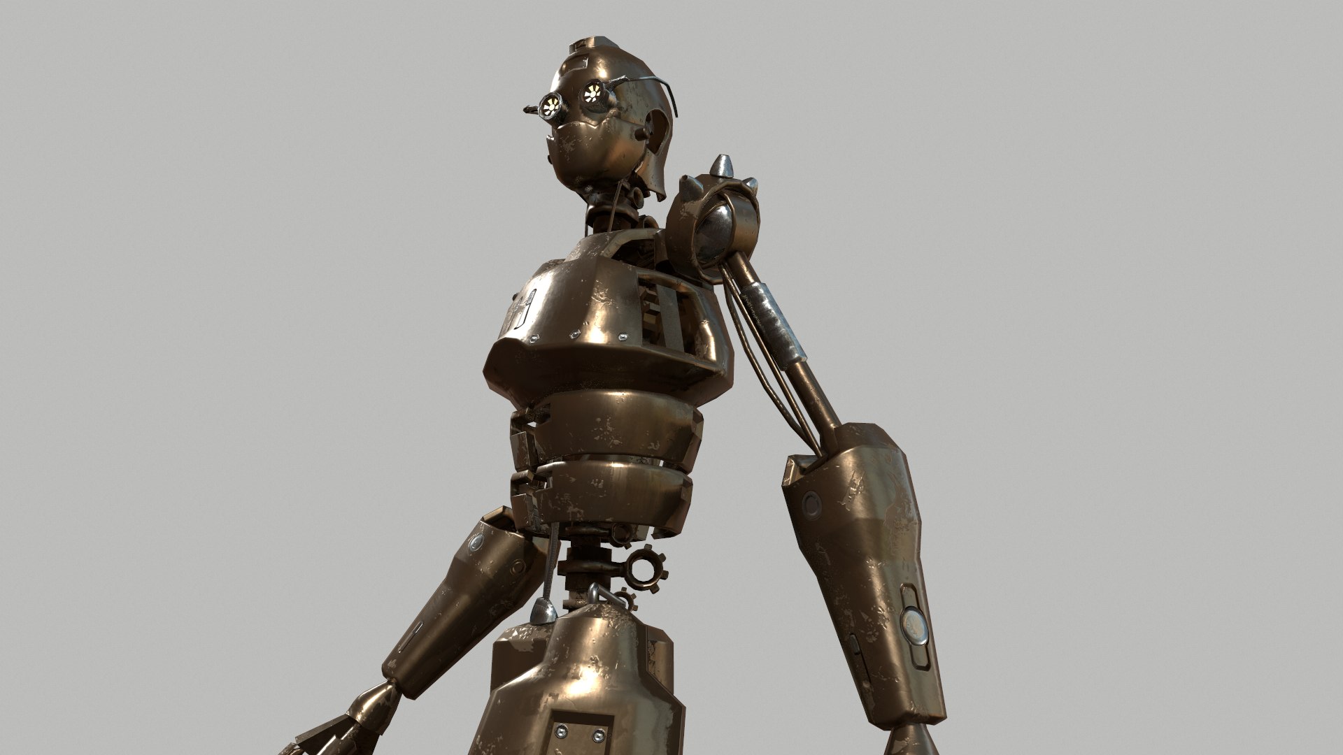 3D Steampunk Robot - TurboSquid 1942423