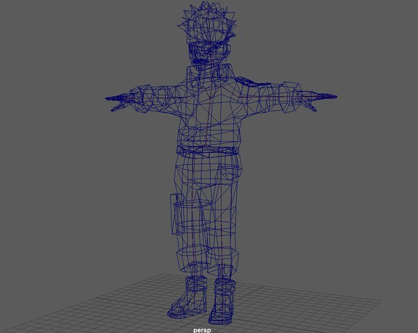 Naruto Uzumaki 3D Rig Model 3D - TurboSquid 1742723