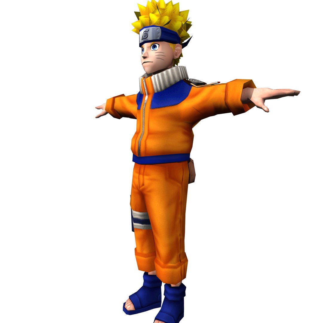 Naruto Uzumaki 3D Rig Model 3D - TurboSquid 1742723