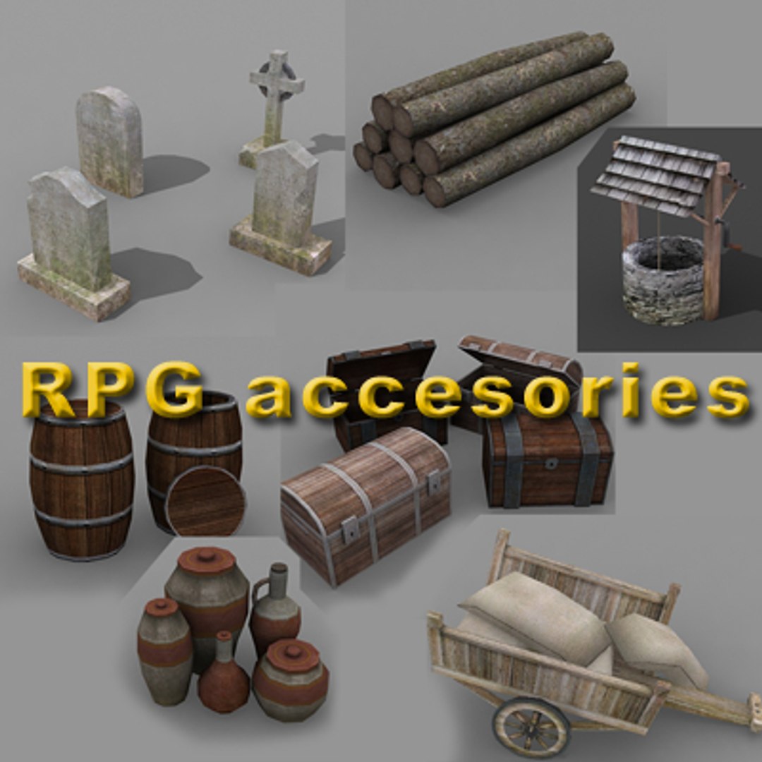 3d accesories rpg model