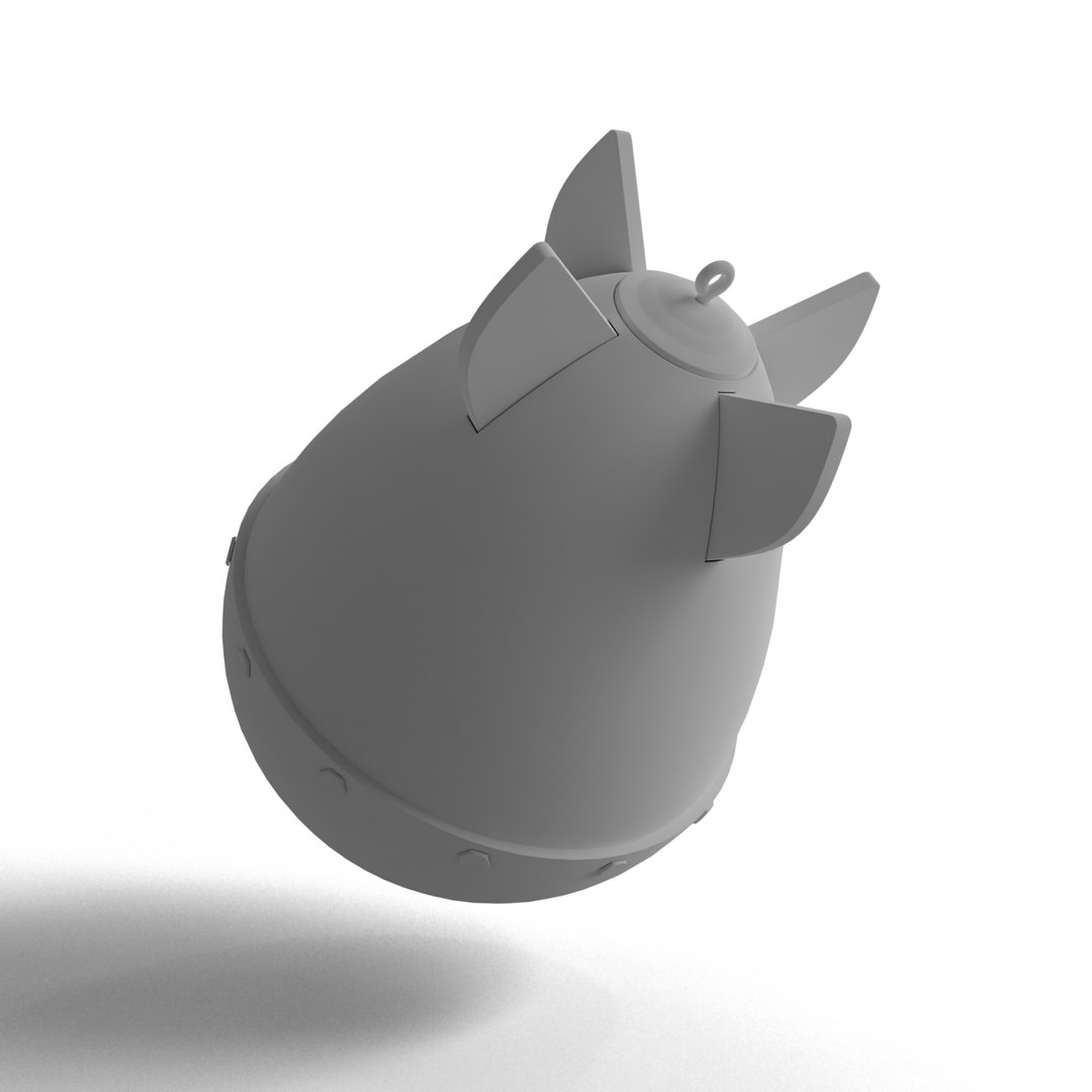 Nuclear Atom Bomb 3D Model - TurboSquid 2092446